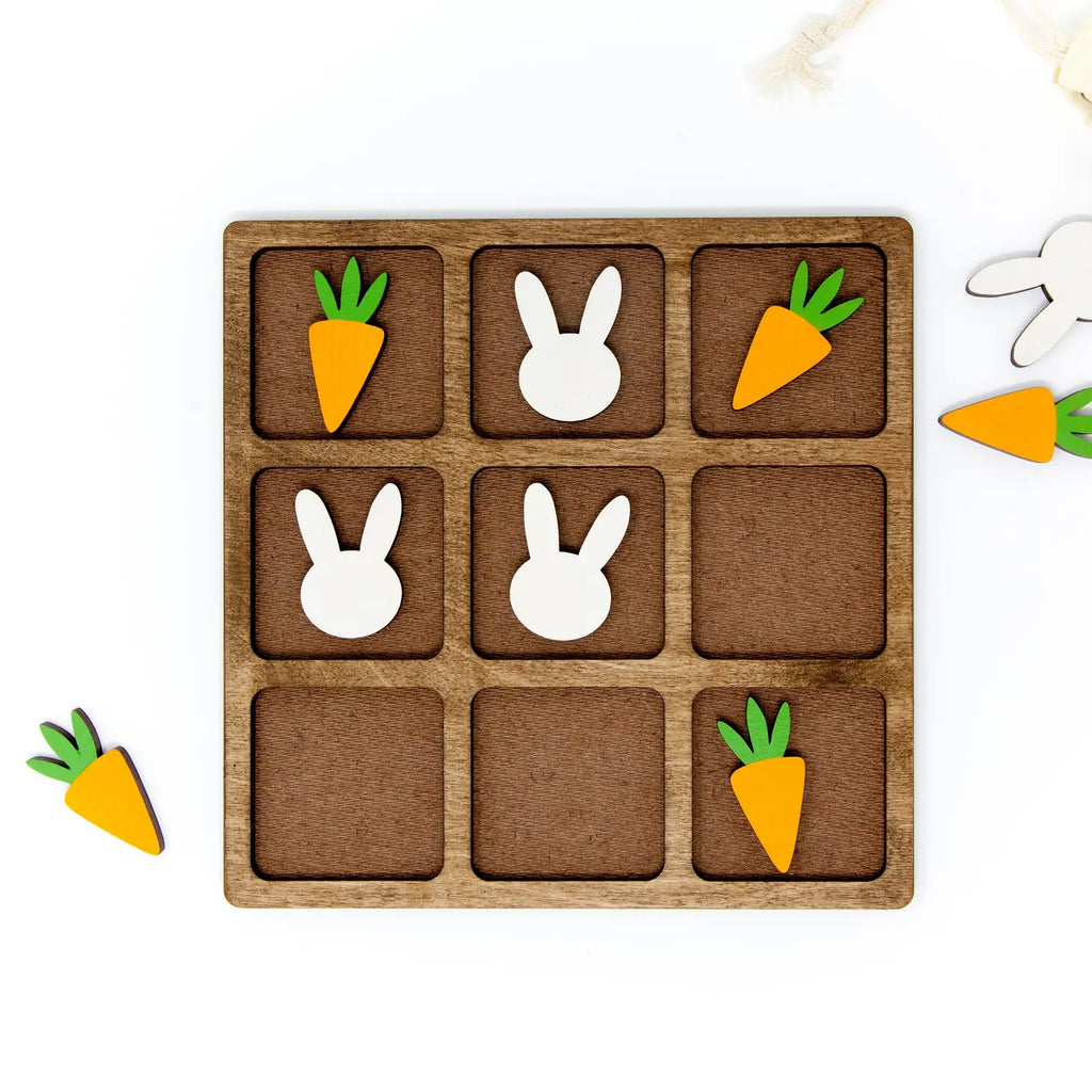 Bunny vs. Carrot Tic-Tac-Toe – Shop The Carousel